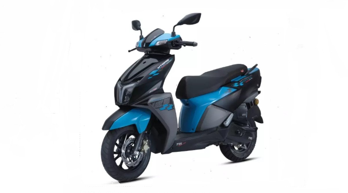 TVS Motors launches NTORQ 125 Race Edition with Marine Blue color theme ...