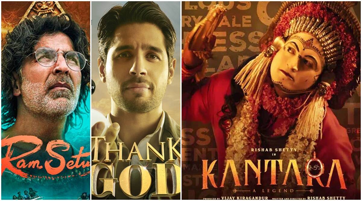 Ramsetu collection Akshay Kumar Ram Setu and Ajay Devgan Thank God ...