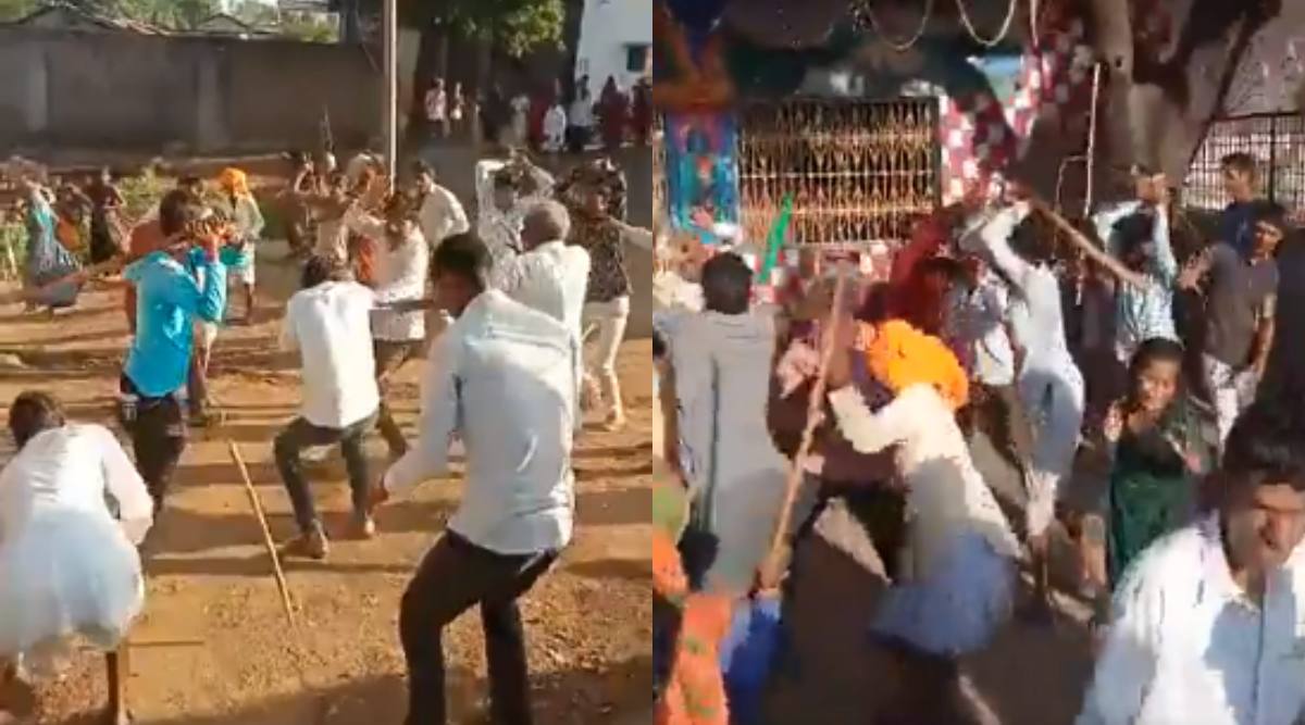 Madhya Pradesh Two community clashed over Navratri and Garba in agar ...