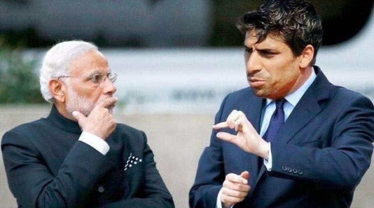 BJP leader Parthasarathy shared a picture of PM Narendra Modi with ...