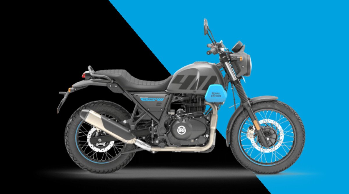 Royal Enfield Scram 411 Graphite Series with down payment of Rs 25000 ...
