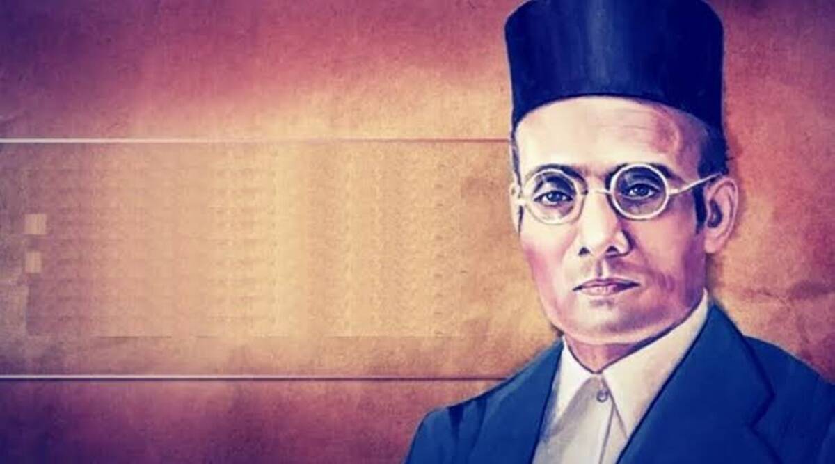 Savarkar and Bhagat Singh Black flag was put on Savarkar house on the ...