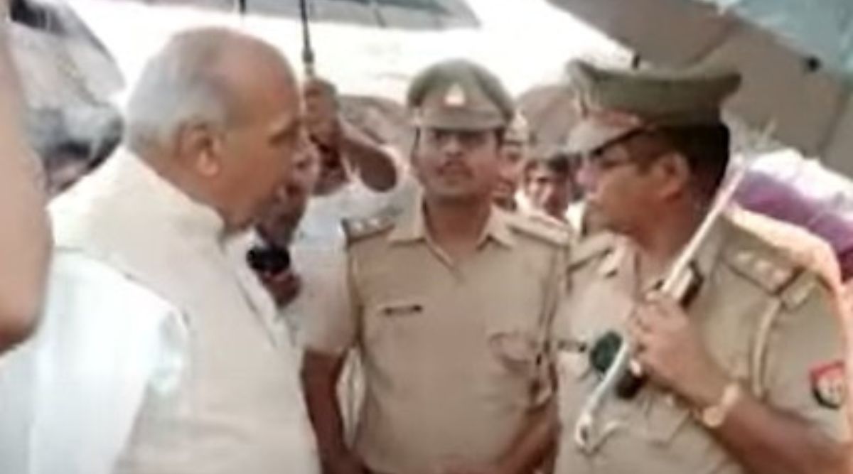 siddharthnagar rain and flood bjp mp jagdambika pal angry on so ...