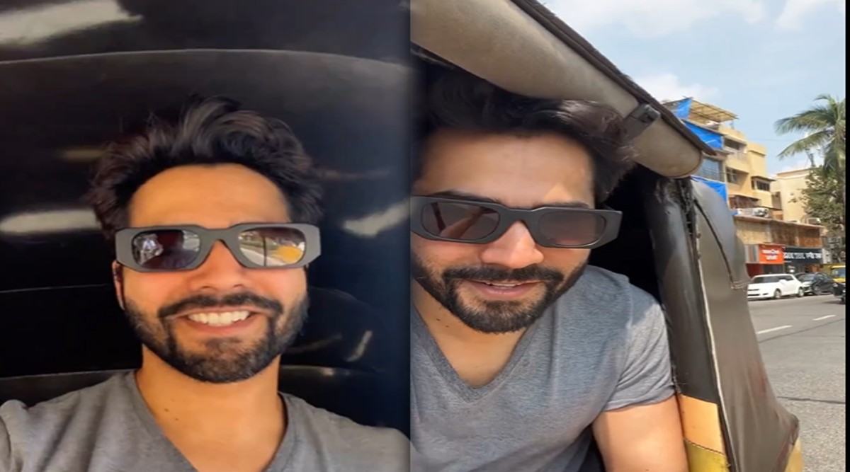 Varun Dhawan was seen leaving the expensive car and roaming in an auto ...
