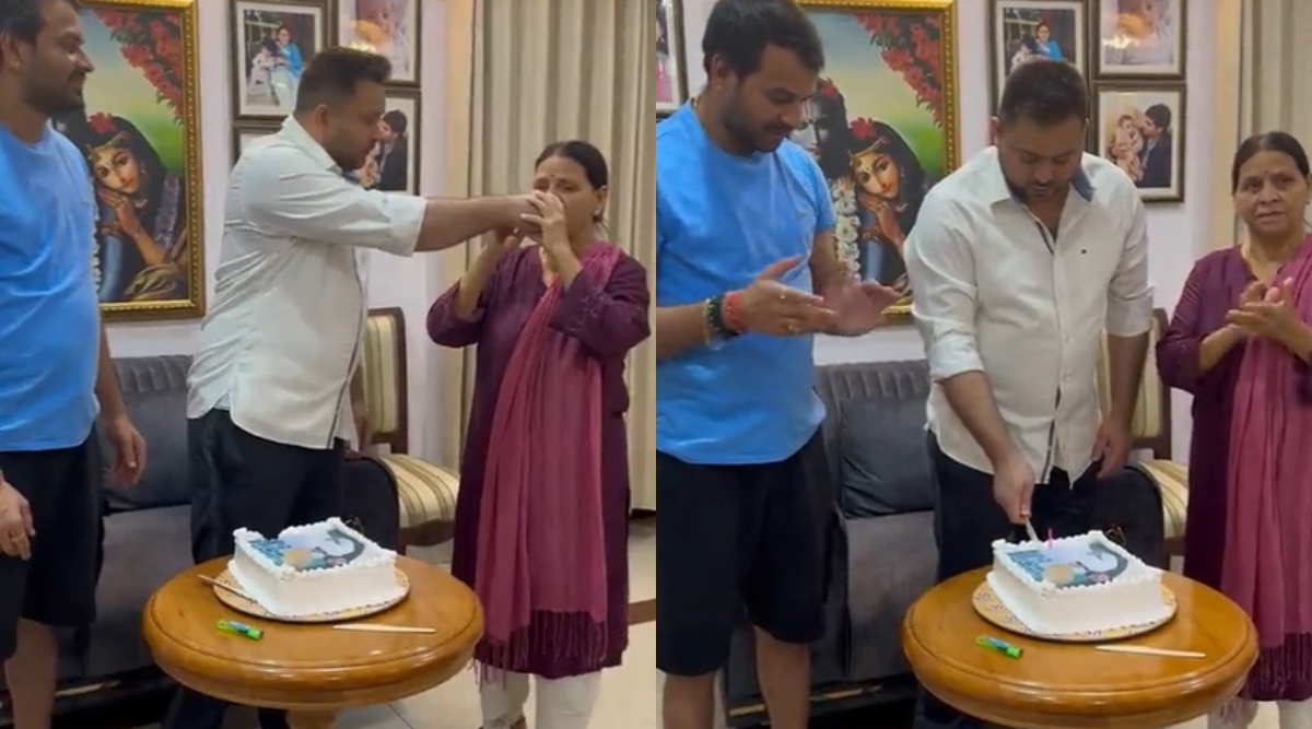 rjd leader tejashwi yadav celebrates his 33rd birthday in patna ...