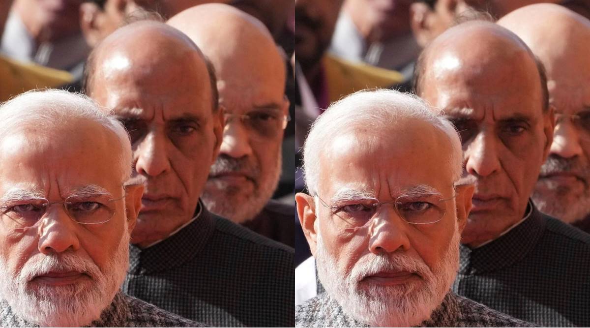 People trolled when Congress commented on viral picture of Rajnath ...