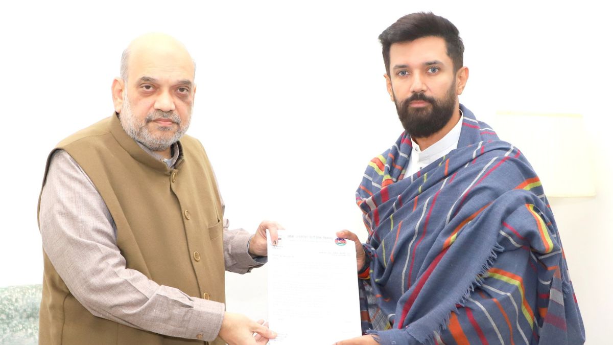 MP Chirag Paswan meets Home Minister Amit Shah says rule of law has ...