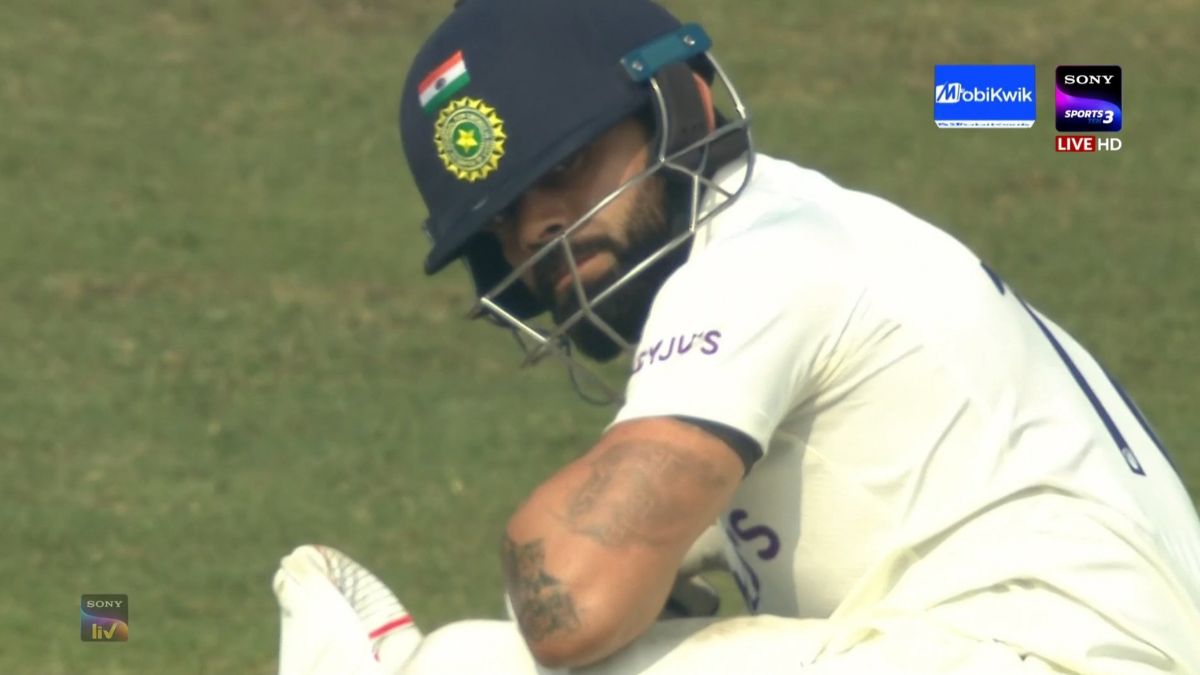 IND vs BAN Virat kohli gives angry looks to rishabh pant after surviving runout before lunch in ...