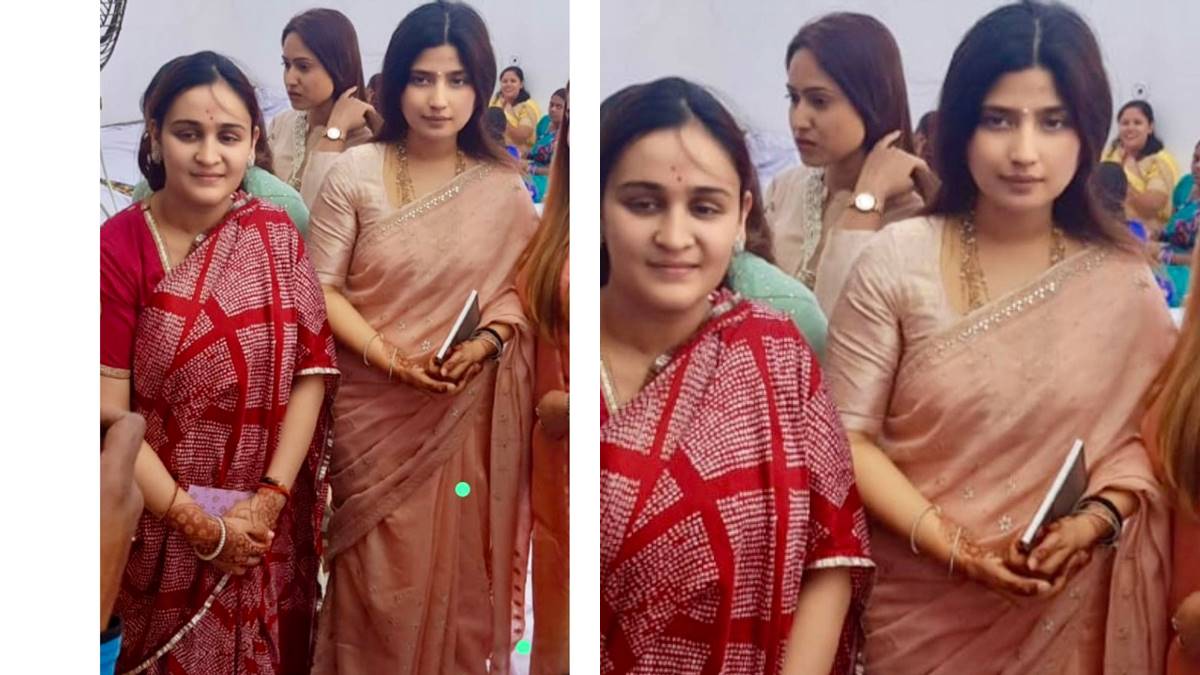 Aparna Yadav shared a photo birthday of Dimple Yadav wished her on ...