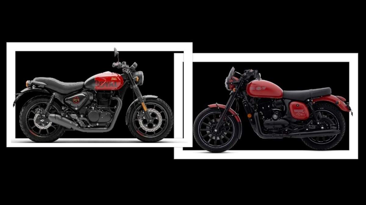 Royal Enfield Hunter 350 Vs Jawa 42 Which is better cruiser bike in ...