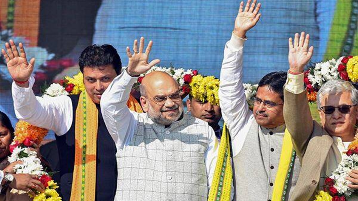 BJP's path is difficult this time in Tripura Election! Tipra Motha party made challenges ahead ...
