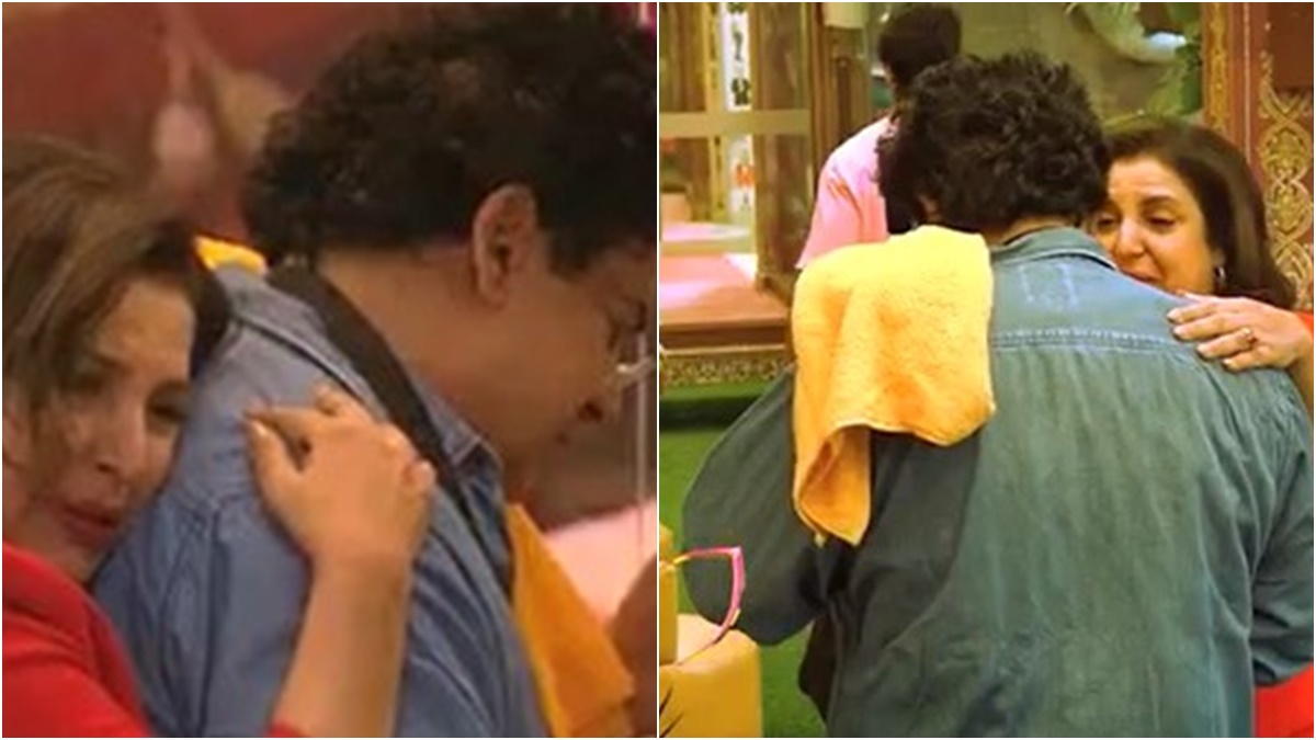 Farah Khan cries and hugs Sajid Khan on Bigg Boss 16 Bigg Boss 16: शो ...