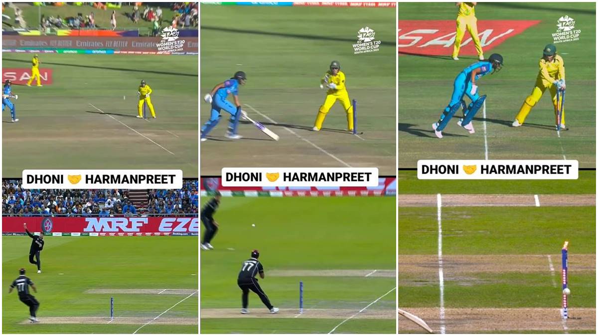 IND vs AUS T20 world cup: Shocking Coincidence MS Dhoni Harmanpreet Kaur Jersey Number 7 Turning ...