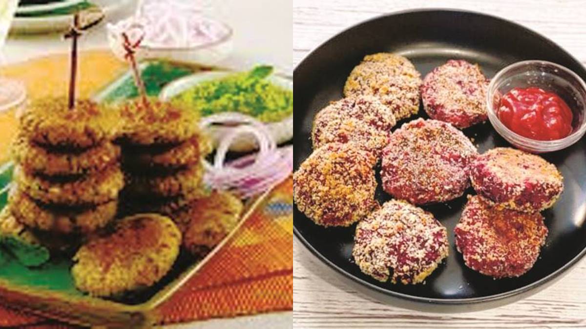 Recipes of delicious Soya-rajma cutlets and beetroot tikki ingredients ...