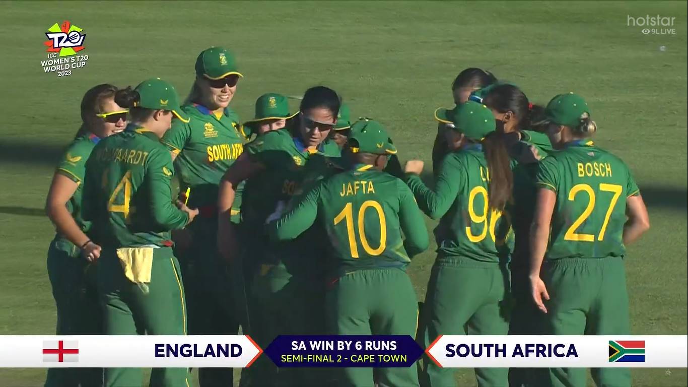 T20 World Cup: South Africa Women won by 6 runs Against England, Proteas are through to Finals ...