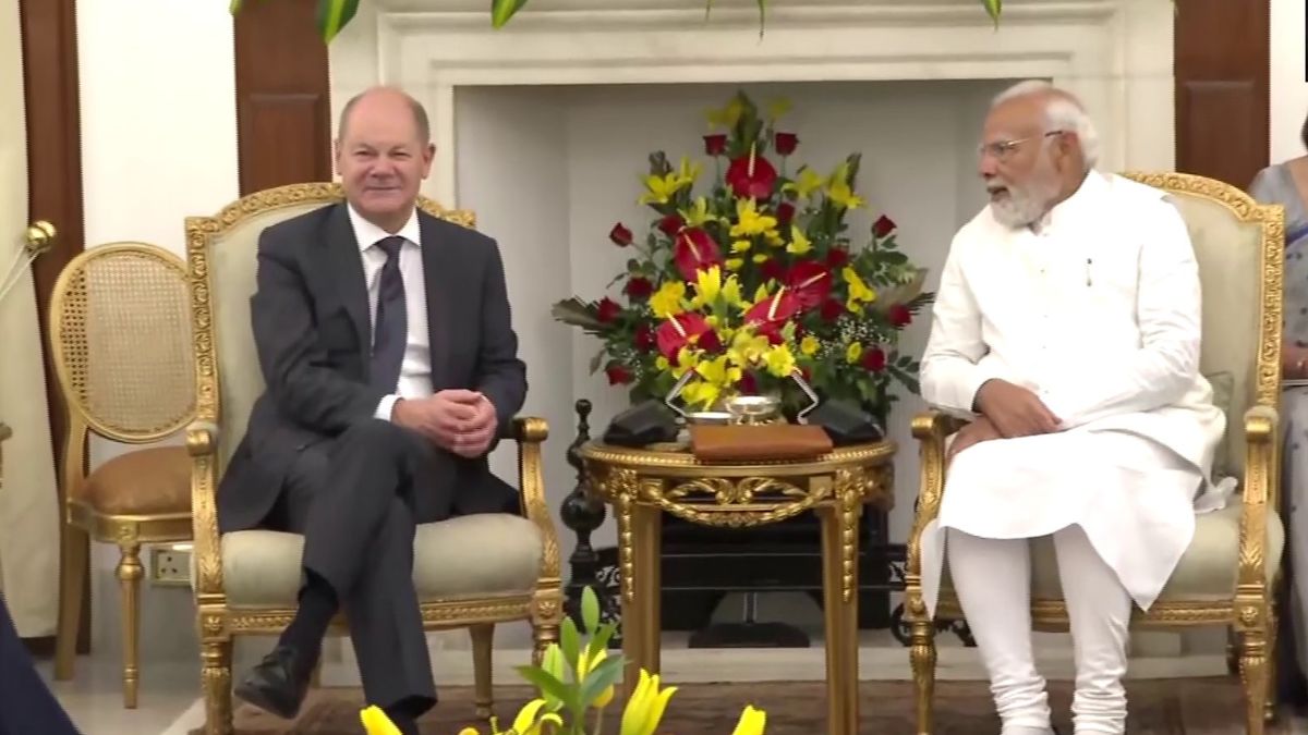 German Chancellor Olaf Scholz reached Delhi said that PM Modi and I ...