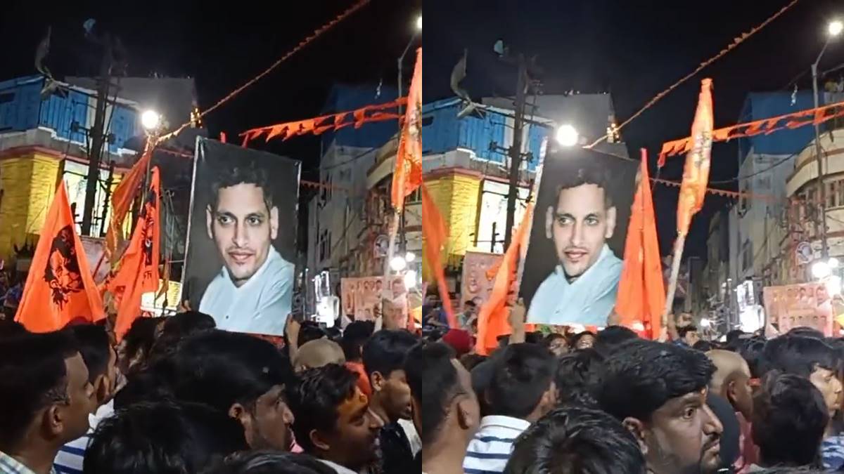 Photo of Nathuram Godse seen in Ram Navami Shobhayatra - रामनवमी की ...