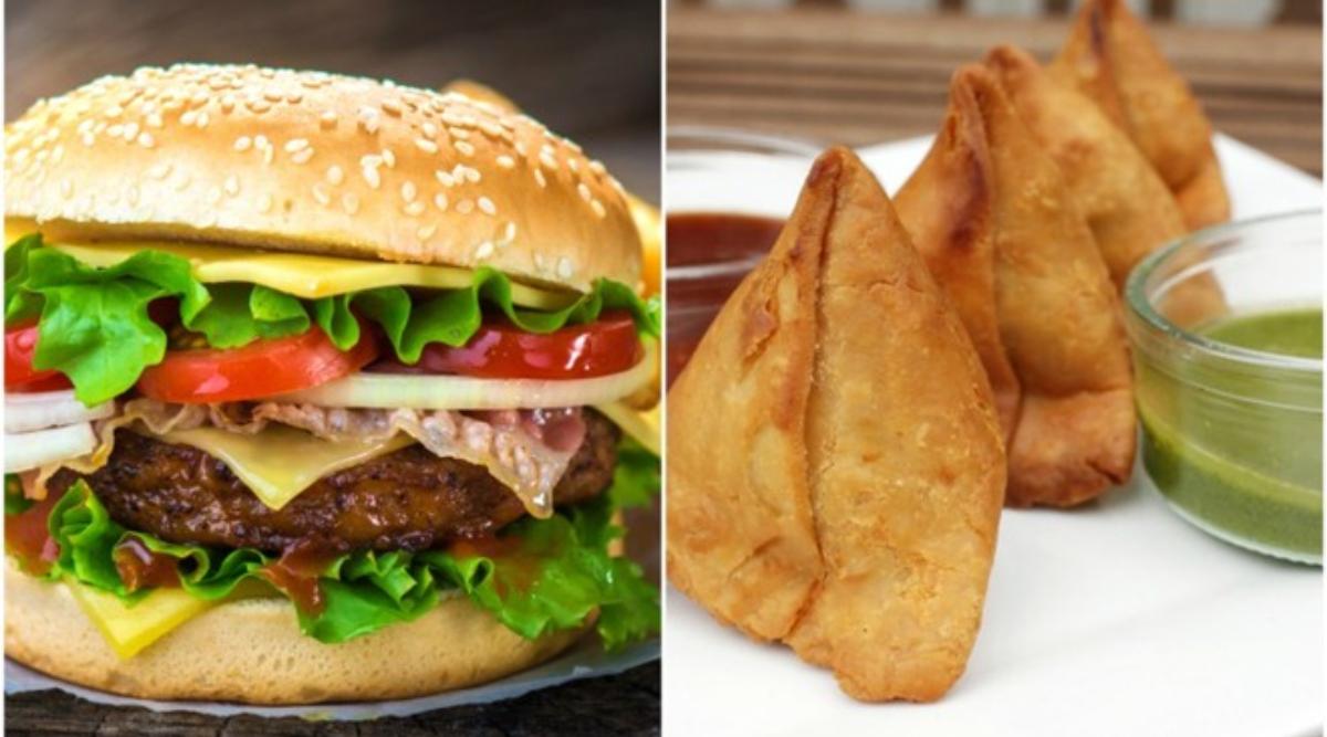 Burger or Samosa what is more dangerous for health Reported information ...