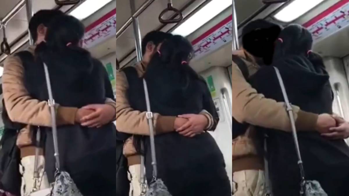 Delhi Metro Bikini Girl After Couple Lip Kiss Video Viral Social Media