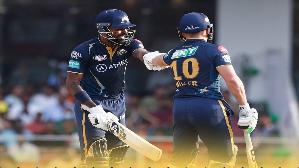 IPL 2023 Hardik Pandya hit half century with six Shubman Gill out on ...