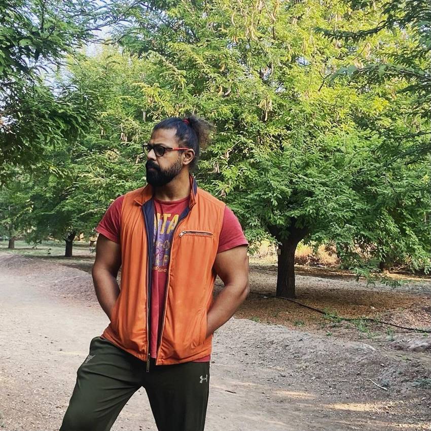 South Indian actor Prabhas' mythological drama Adipurush new poster shows Devdatta Nage as Lord ...