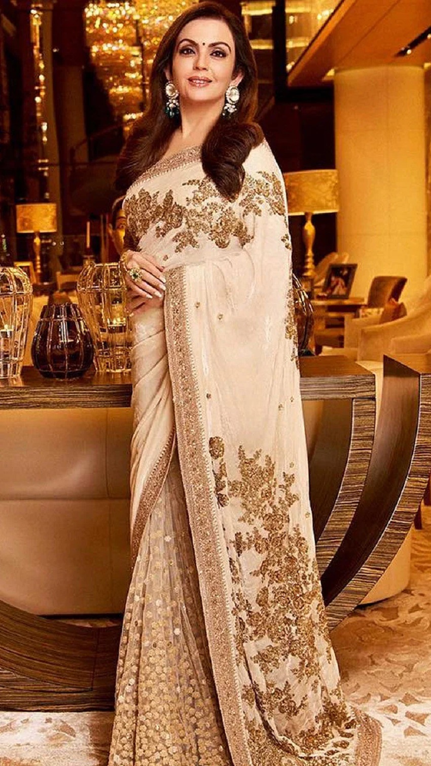 Mukesh Ambani's wife Nita Ambani's 5 most expensive and alluring sarees ...