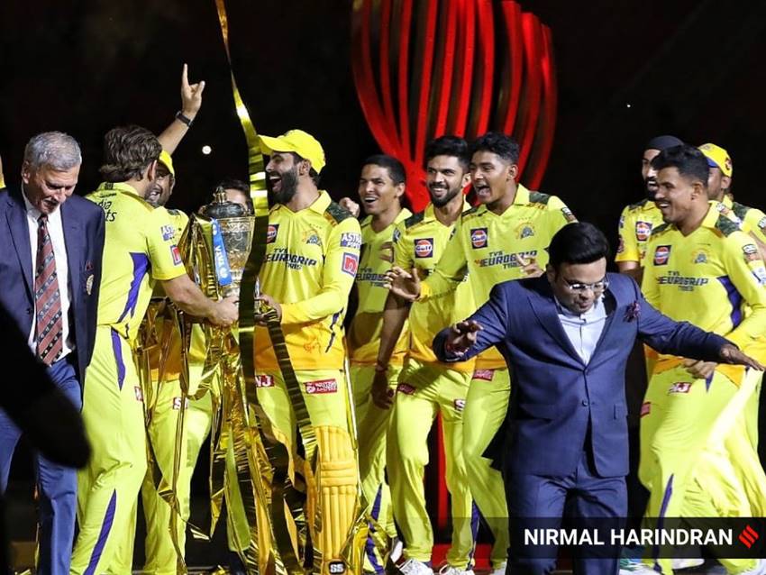 IPL Final 2023: Ravindra jadeja MS Dhoni CSK Celebrate win over GT in this way see photos - CSK ...