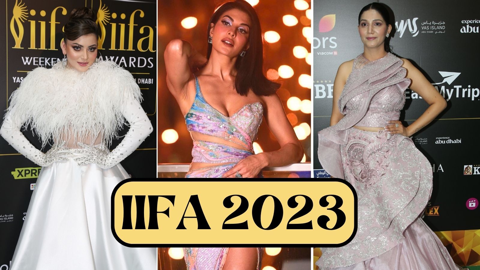 IIFA Rocks 2023 Urvashi Rautela Sapna Chaudhary Jacqueline Fernandez Esha Gupta Bollywood ...