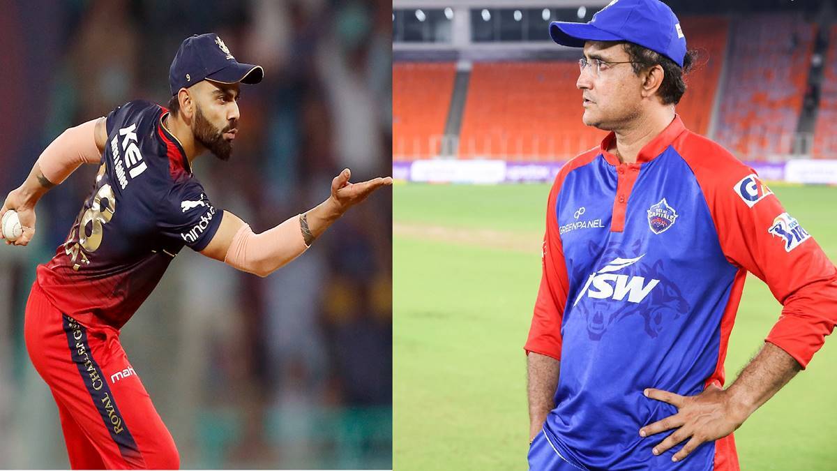 ipl 2023 virat kohli shakes hand with Sourav Ganguly put rift speculations to rest - 20 दिन में ...