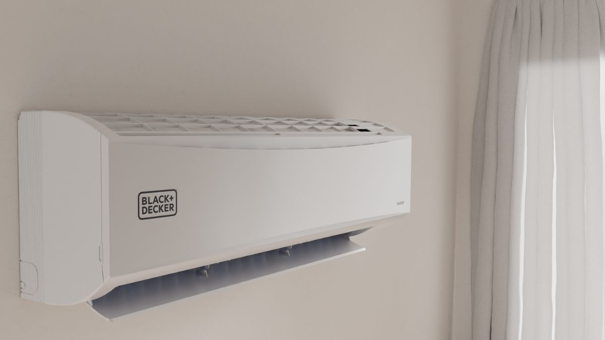 Black Plus Decker enters in india new air conditioner washing machine ...