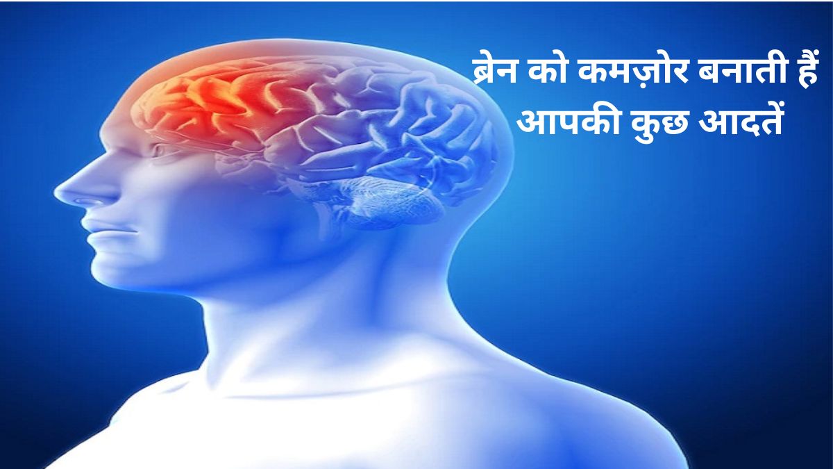 these 4 bad habbits can damage brain health,avoid these bad habbits for ...