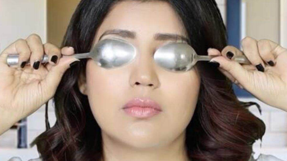 cold spoon therapy can reduce eye bags, Debina Bonnerjee suggests tips ...