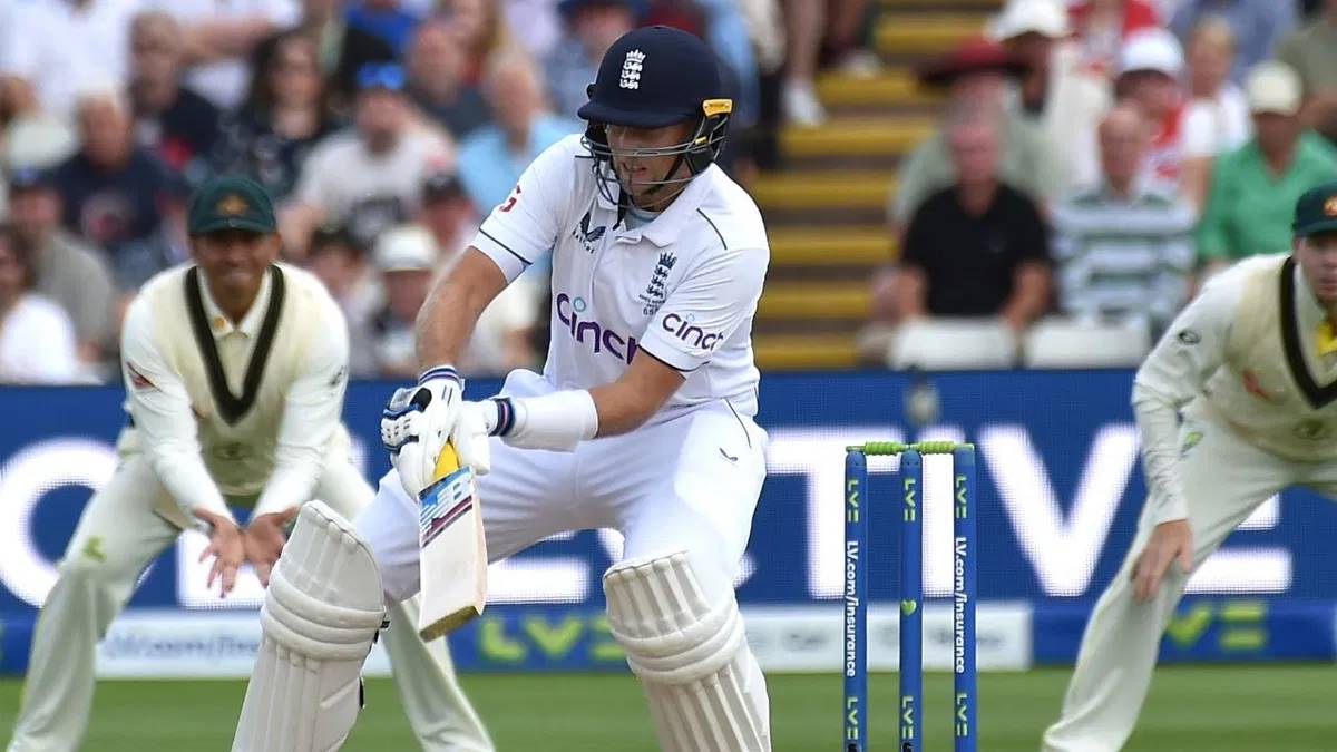 Ashes 2023 ENG vs AUS Joe Root first ball reverse scoop Stuart Broad ...