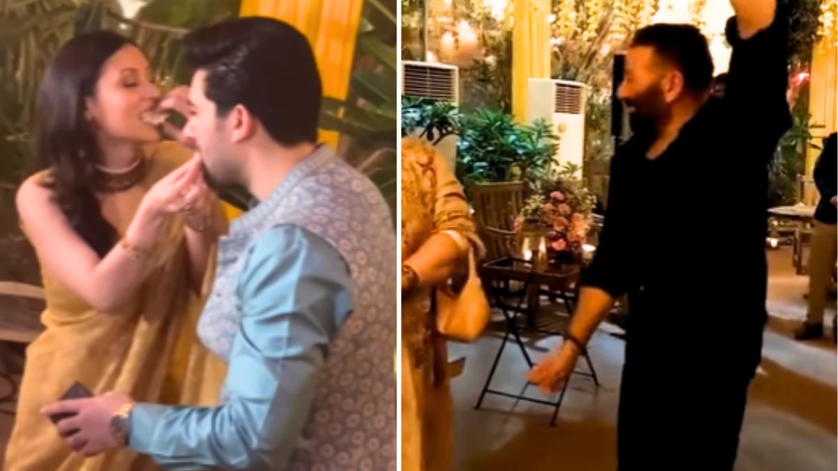 Karan Deol Pre wedding Function Sunny Deol Dance in Son s Roka Ceremony ...