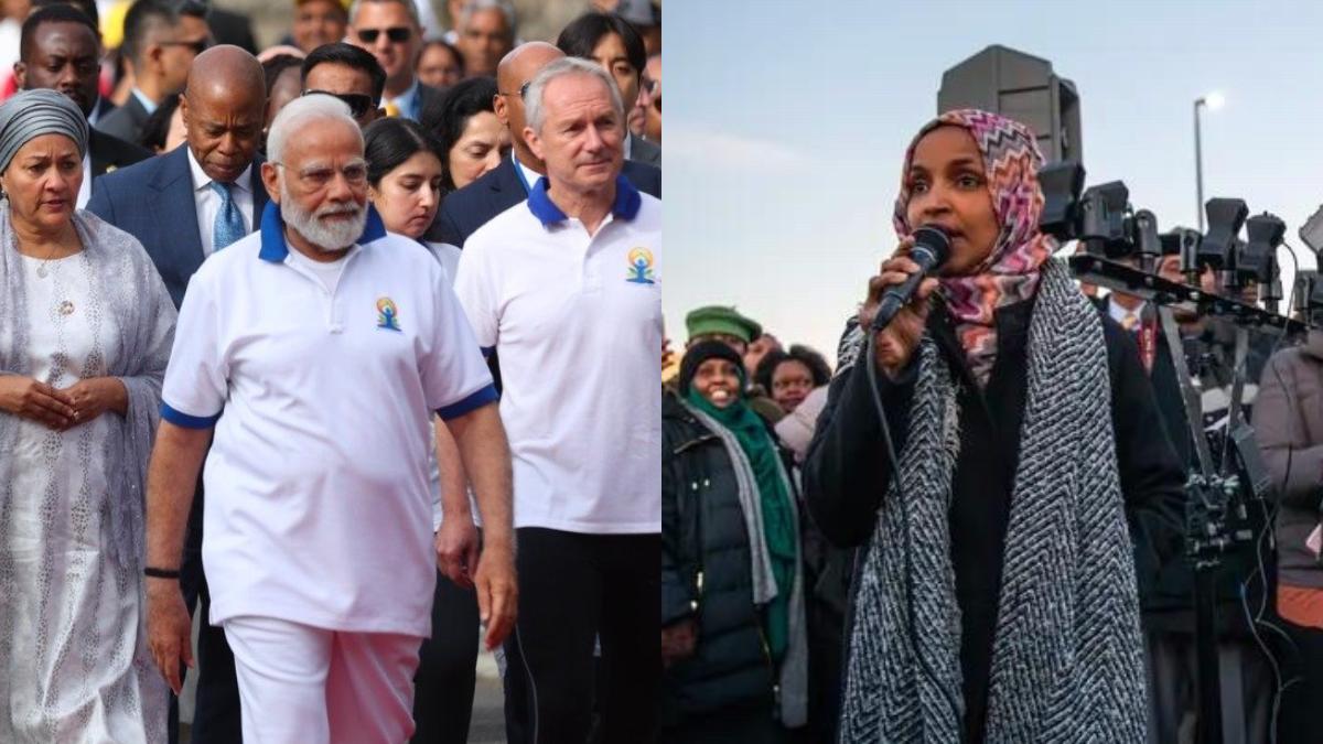 US MP Ilhan Omar oppose PM Modi in america Atif Rashid befitting reply ...