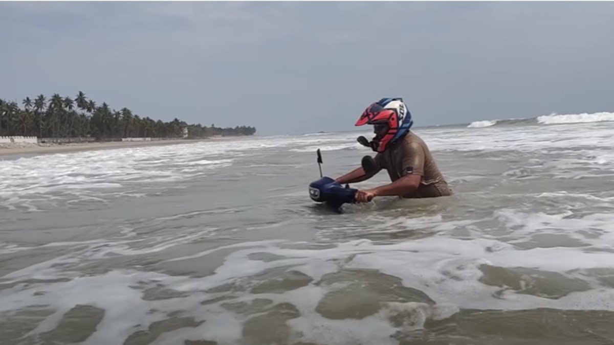 Ola S1 Extreme Water Test In Deep Arabian Sea Result Will Surprise You ...