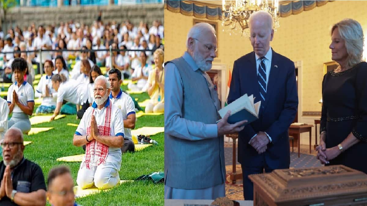 PM Modi US Visit Yoga Program to White House dinner with Joe Biden Jill ...