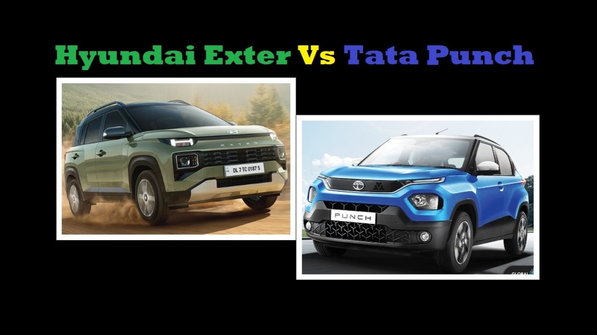 Hyundai Exter Vs Tata Punch Compare In Price Engine Features Design And Specs - Hyundai Exter Vs ...