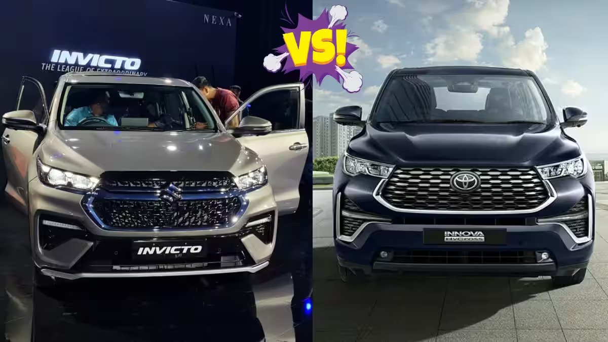 Maruti Suzuki Invicto vs Toyota Innova Hycross Compare Report - Maruti ...