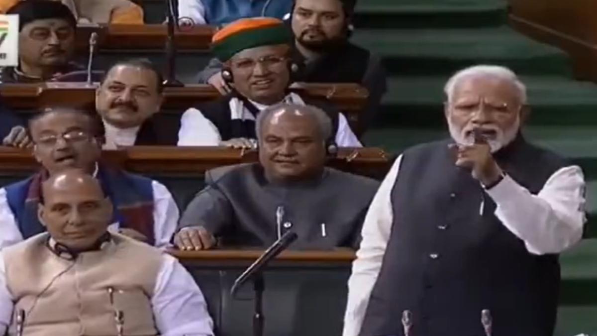PM Modi took a dig at opposition regarding no-confidence motion in 2018 ...