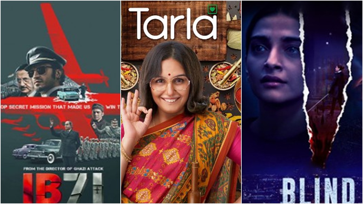 OTT Release This Week Sonam Kapoor Blind To Huma Qureshi Tarla IB71 These Films And Web Series ...