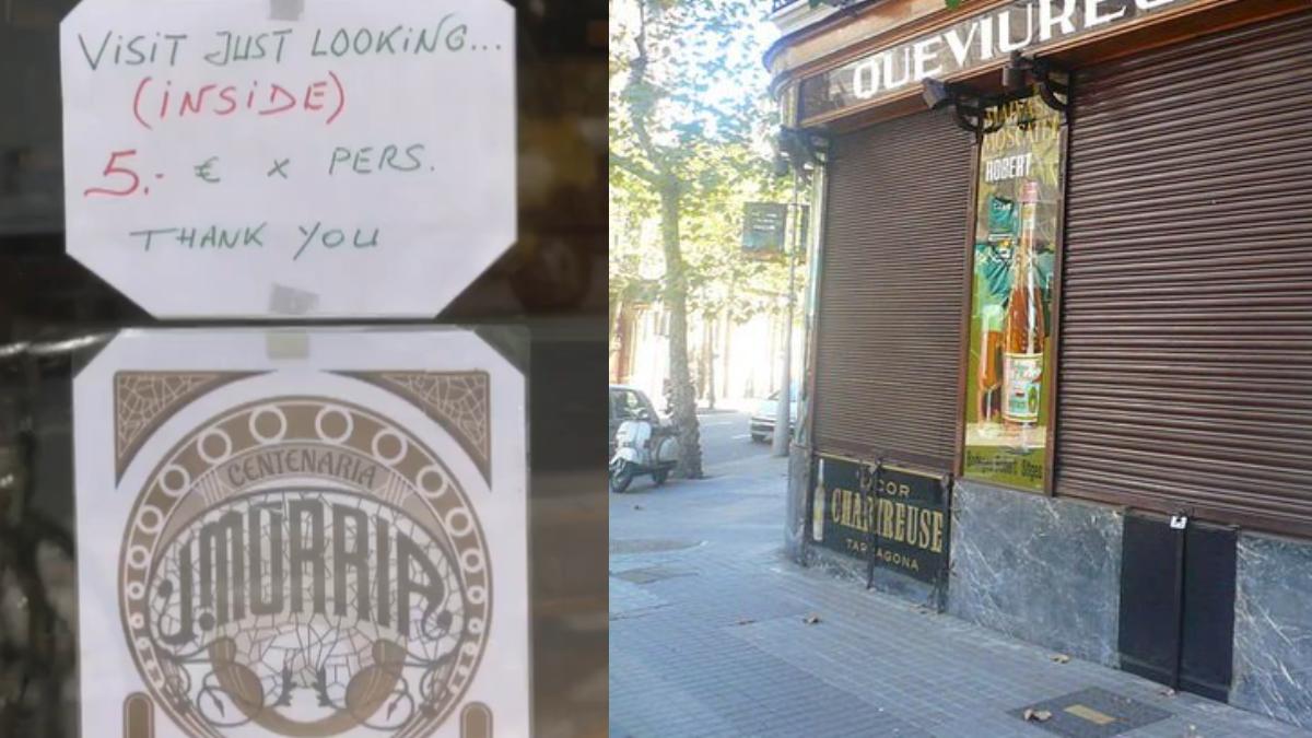 shopkeeper of Spain has made a rule you enter the shop will have to pay ...
