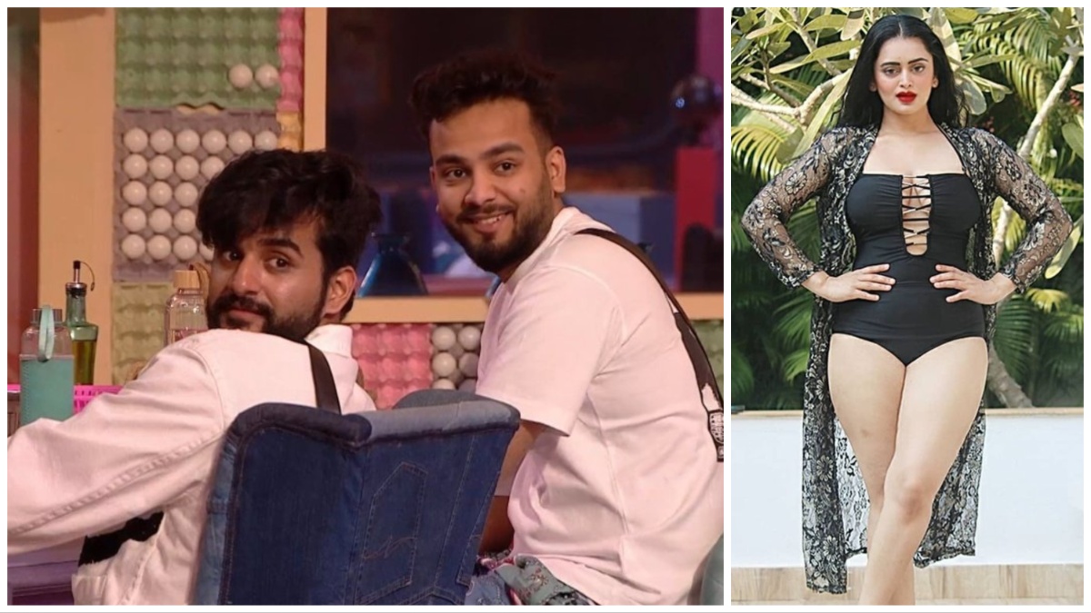 Bigg Boss OTT 2 Abhishek malhan and elvish yadav comments on Bebika dhurve as she wears black ...