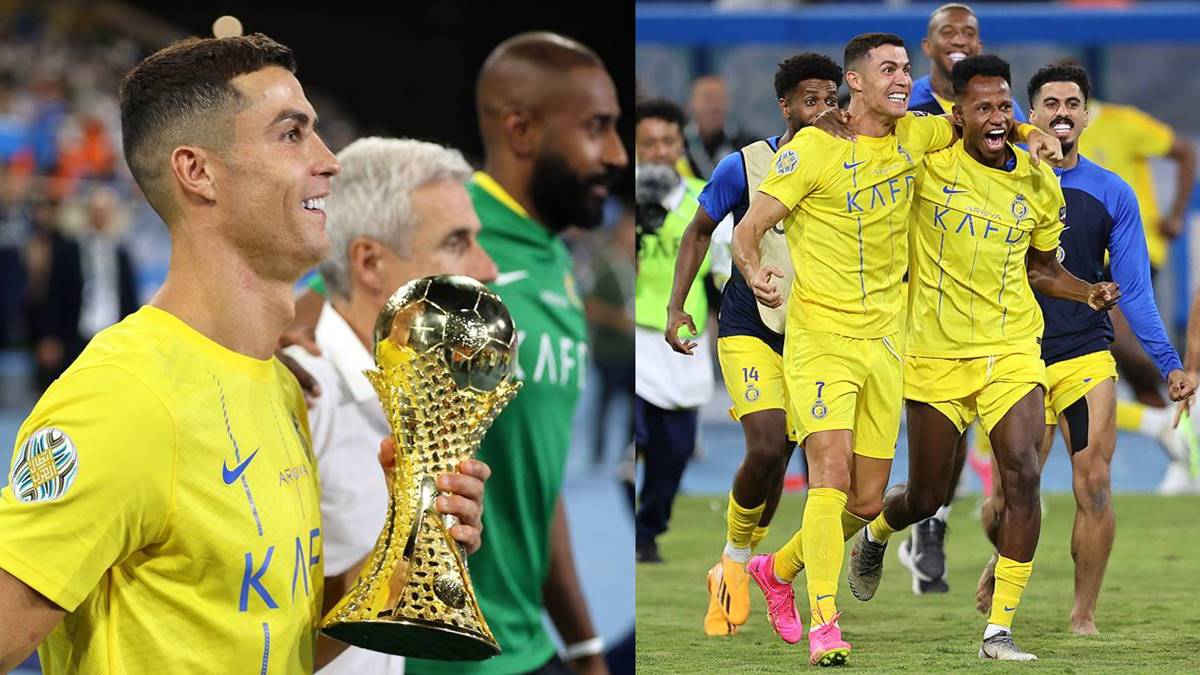 38 year Old Cristiano Ronaldo 1st Arab Club Champions Cup Title For Al-Nassr, won Golden Boot ...