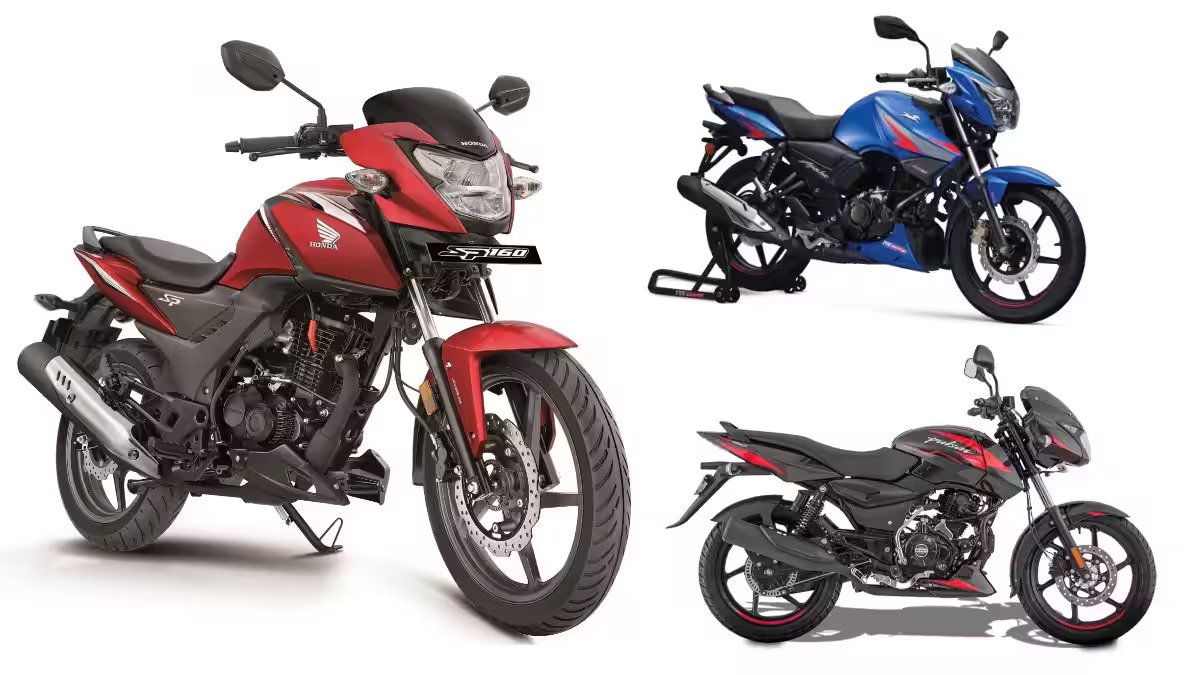 Honda SP160 vs TVS Apache RTR 160 and Bajaj Pulsar 150 Compare in Price ...