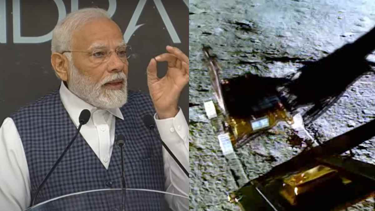 PM Modi named place where Chandrayaan landed on moon shiv shakti social ...