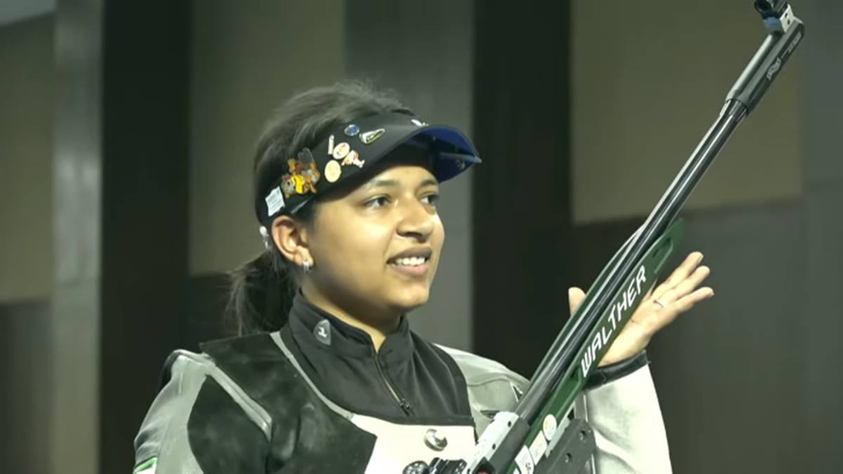 Sift Kaur Samra India shooting sixth Olympic quota World Championship ...