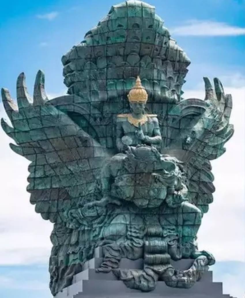 Worlds tallest Building: Highest Lord Vishnu Statue in Bali Indonesia ...