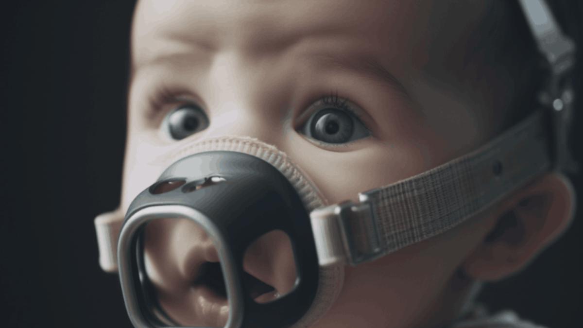 Baby Mute Mask has come to silence the crying children controversy ...