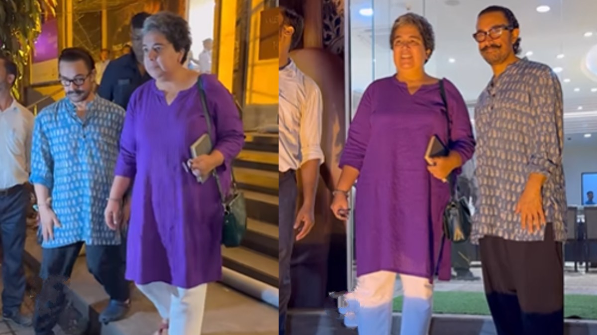 Aamir Khan First Wife Reena Dutta Video: फर्स्ट वाइफ के साथ दिखे आमिर ...